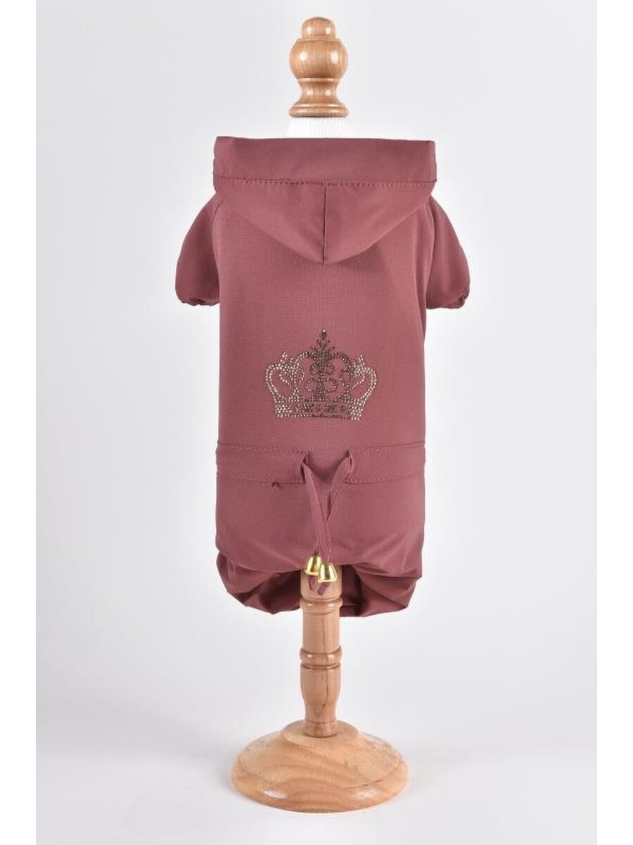 Royal Pet костюм демисезонный "Элегант" марсала со стразами 3XL