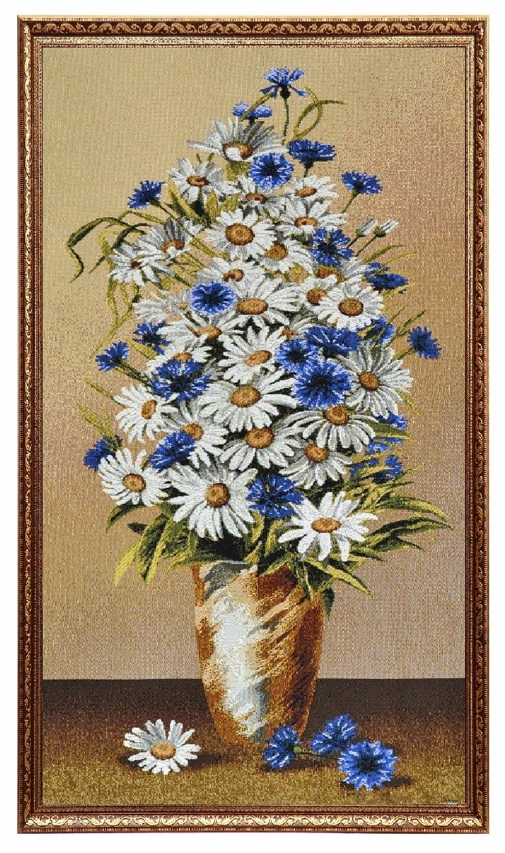 Гобеленовая картина "Букет летний" 35х70