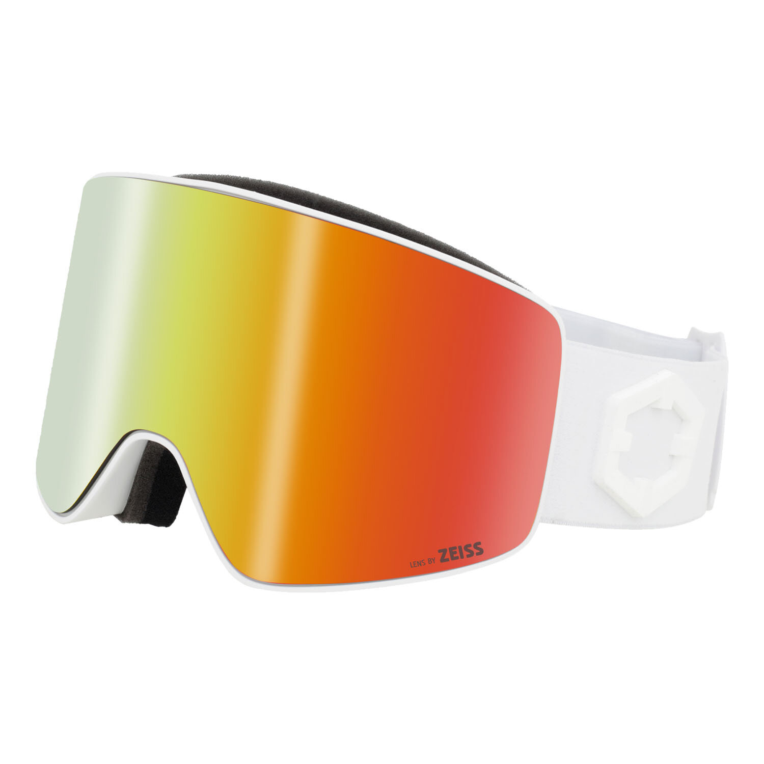 Маска горнолыжная Out Of Void White/Red Mci S3