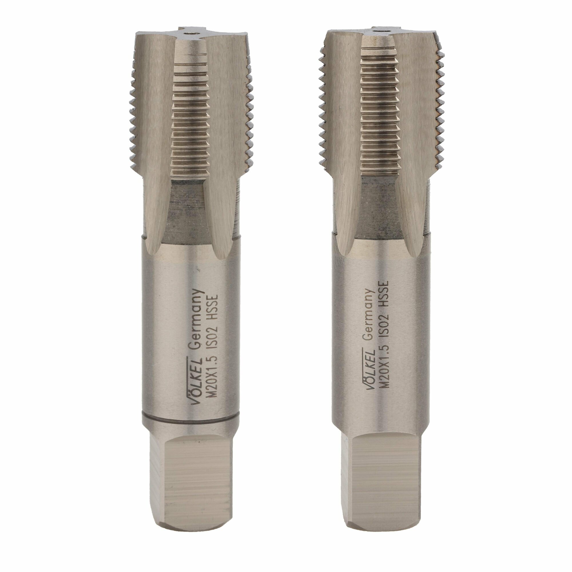 Набор метчиков 2шт Volkel HSSE DIN2181 6h метрическая резьба М20х1,5 56384
