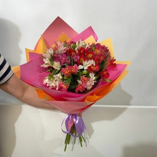 Букет из Альстромерии, 15 шт.