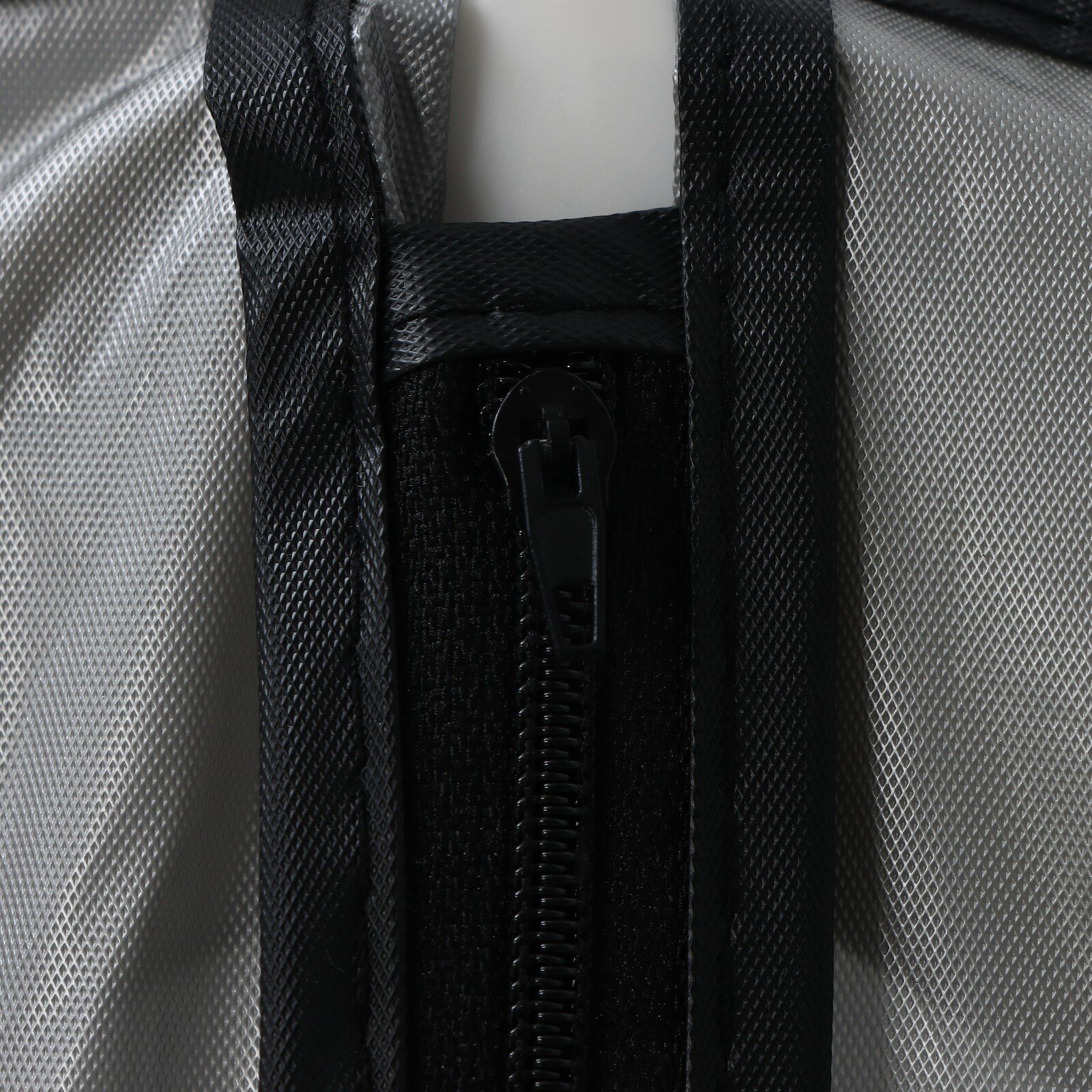 Чехол для одежды Доляна, 60×100 см, плотный, серый, прозрачный — фото 1