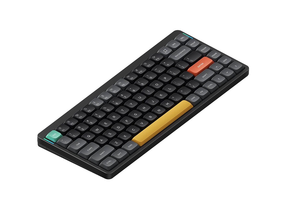 Клавиатура игровая Nuphy AIR75 V2 (AIR75v2-BB-2) Blue Switch RGB BT 5.1 4000 мА*ч Черный