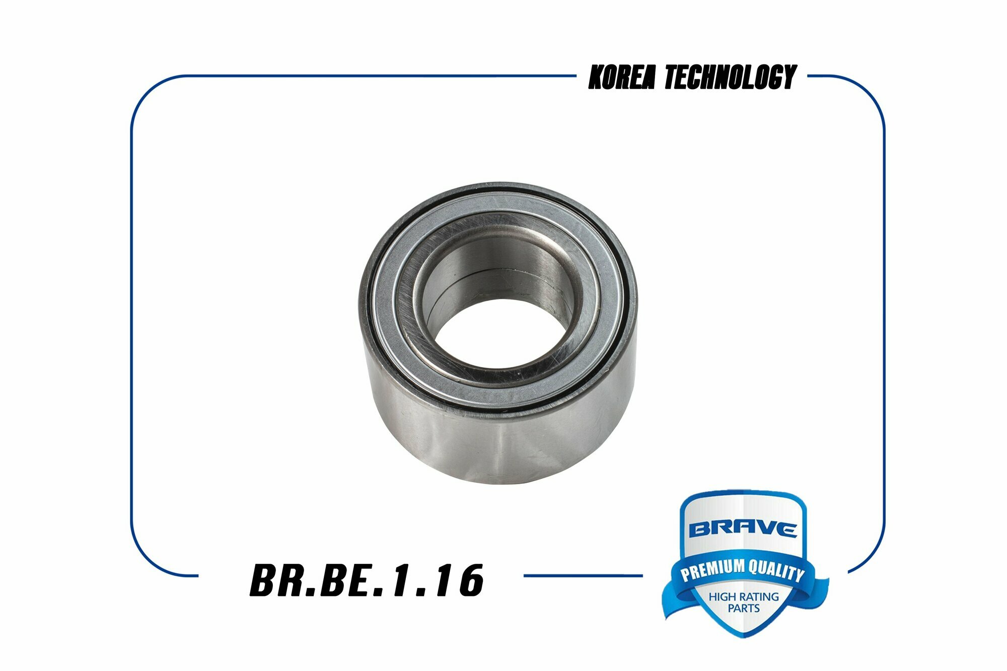 Подшипник передней ступицы 51720-02000 BR. BE.1.16 Hyunday Solaris, Kia Rio, Getz, Brave BRBE116