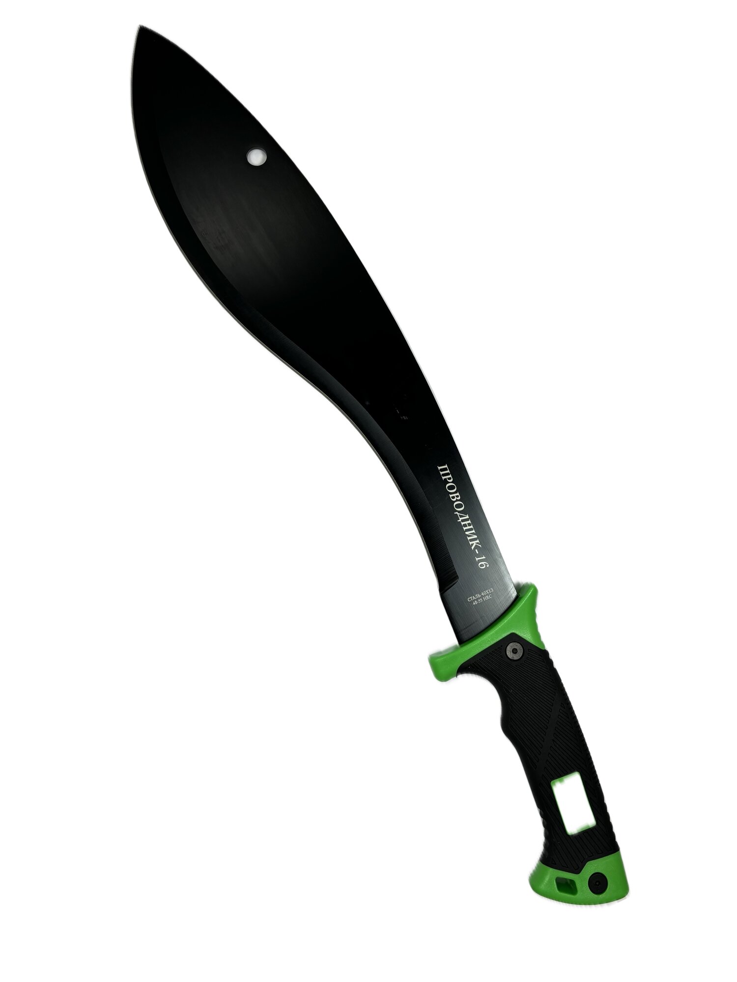 Мачете Pirat "Проводник-16", лезвие 33,5 см, HRC 48-55, чехол