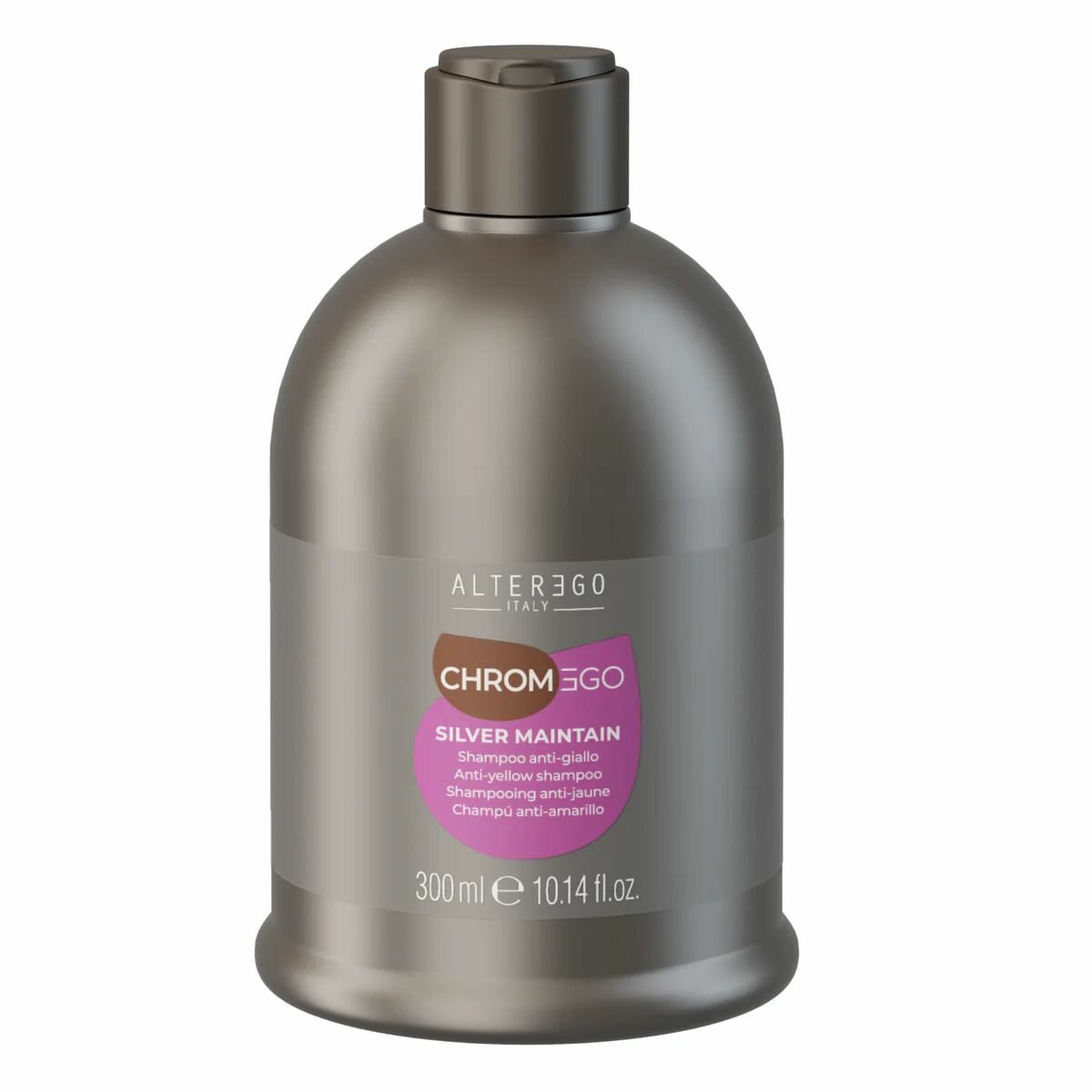 ALTEREGO ITALY Шампунь для нейтрализации желтых оттенков Chrom Ego Silver Maintain Shampoo (300 мл)