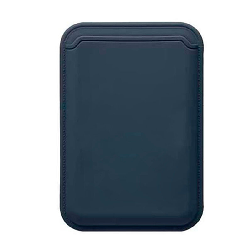 Чехол для карт (MagSafe), без лого, силиконовый, X-CASE, темно-синий