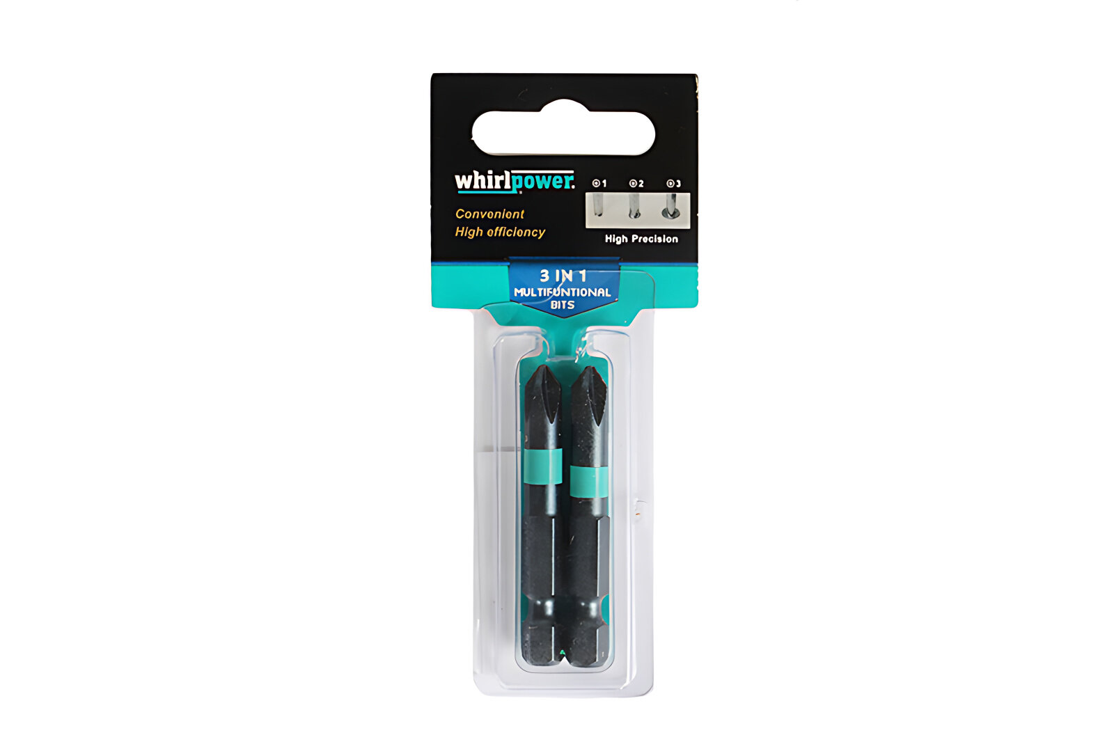 Бита WhirlPower 1/4 с универсальным профилем Ph1/2/3 50 мм (2 штуки)