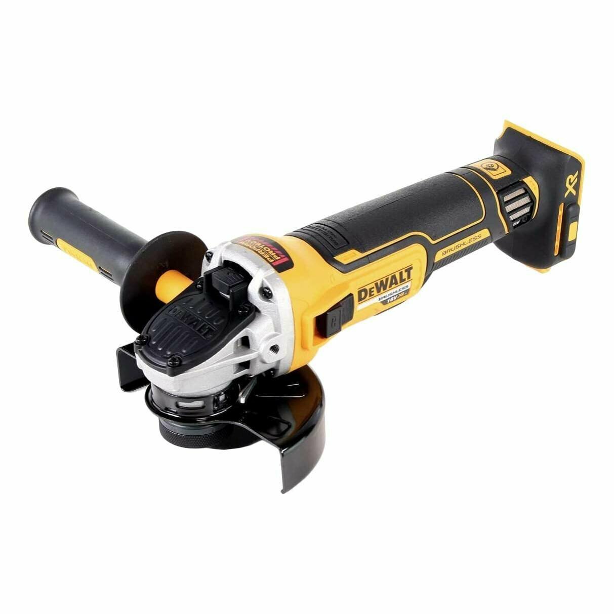 Аккумуляторная угловая шлифовальная машина DeWalt DCG405N