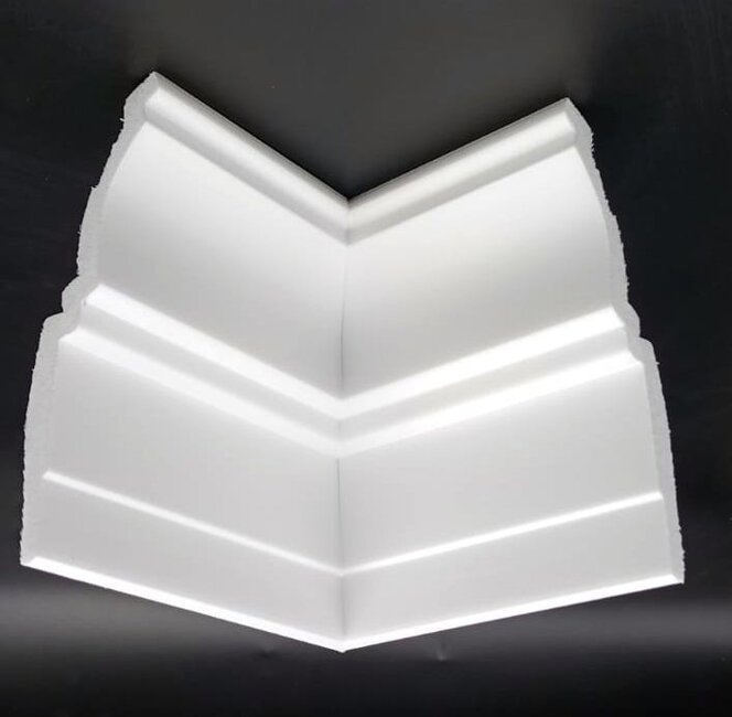 Угол внутренний к плинтусу Glanzepol GPX-20 UV, 1шт