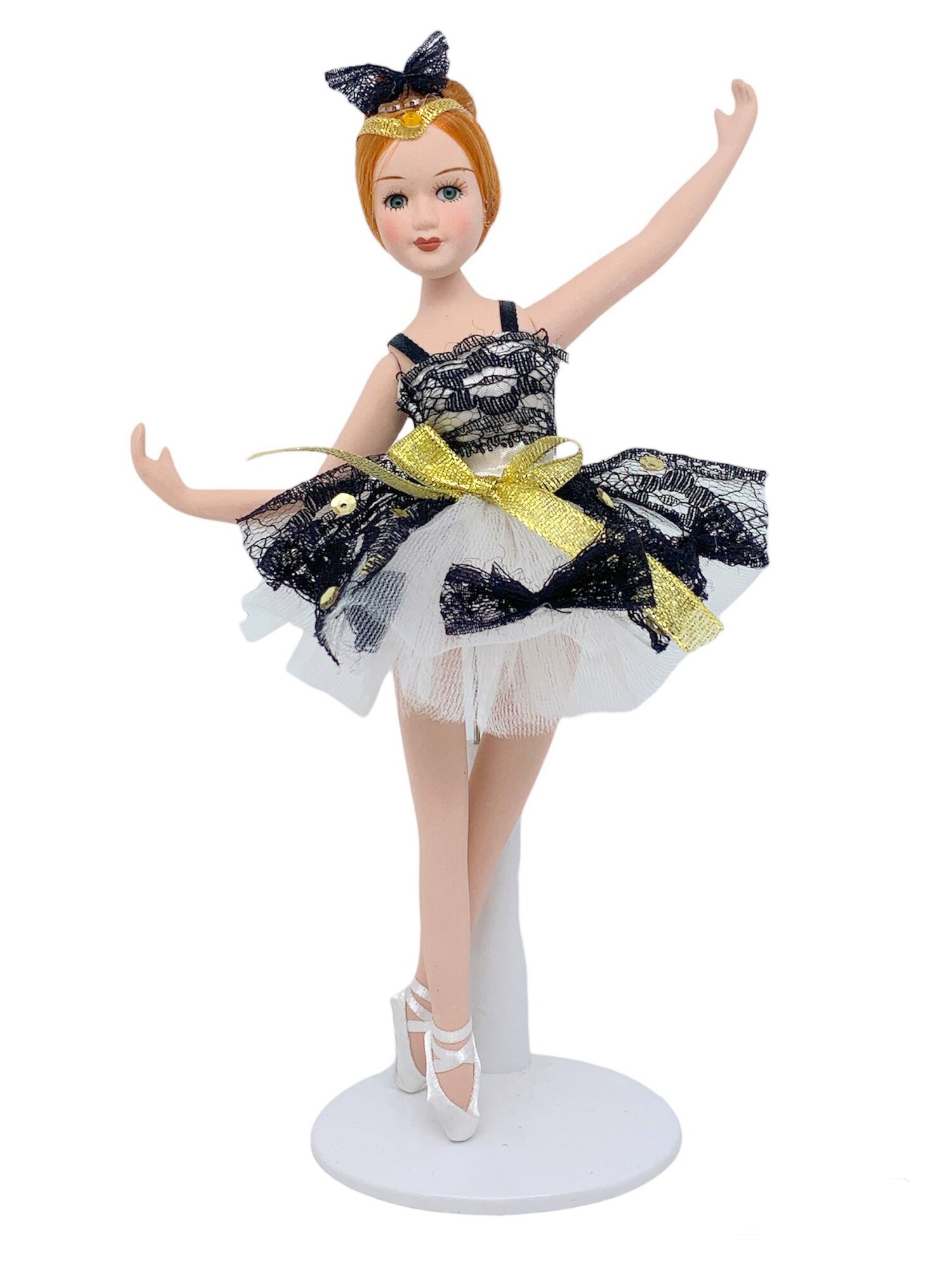 Кукла керамическая коллекционная балерина
