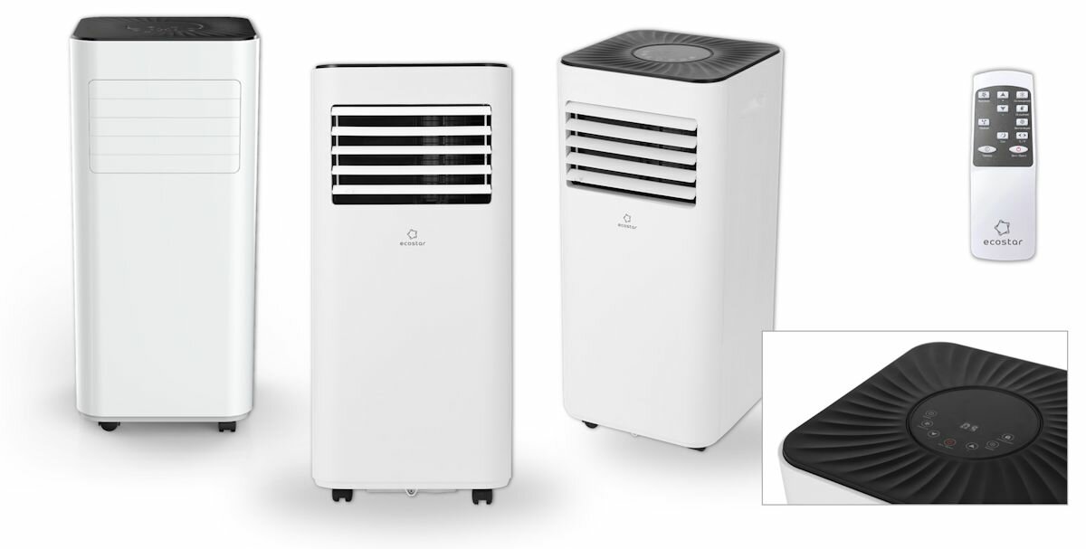 Мобильный кондиционер EcoStar DESIRE KV-DS05CH-E on/off 12 м2 цвет: белый