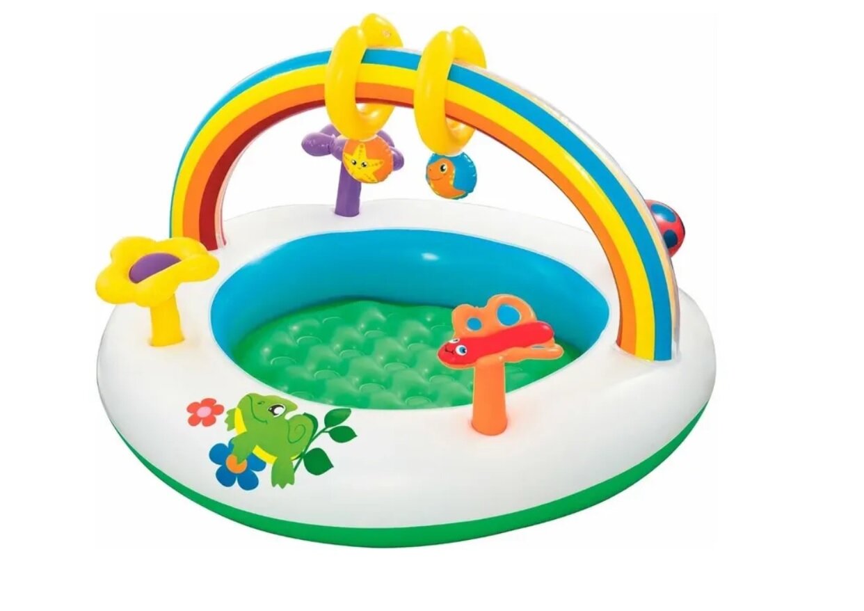 Игровой центр-бассейн "Радуга" (91*56 см) Bestway