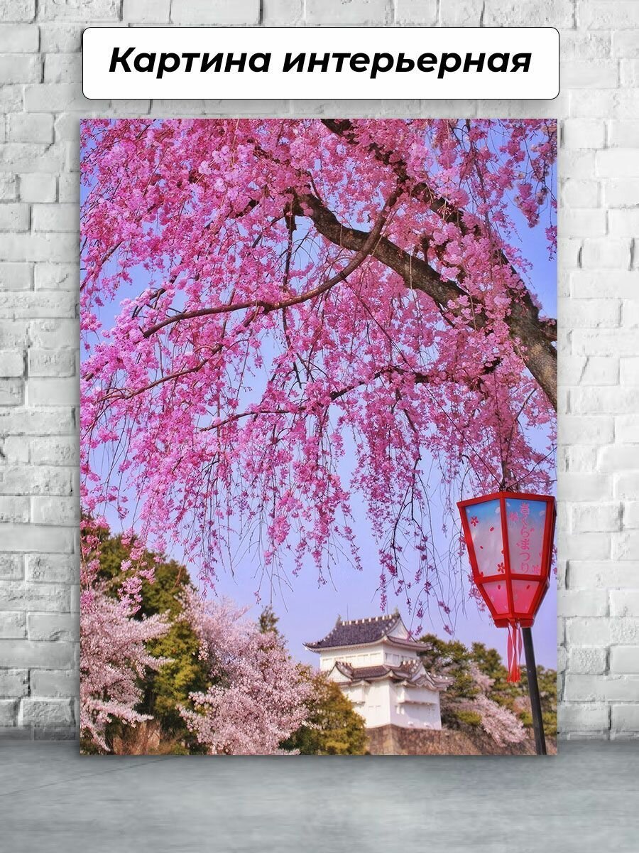 Картины для интерьера 20х30 Дерево Сакура