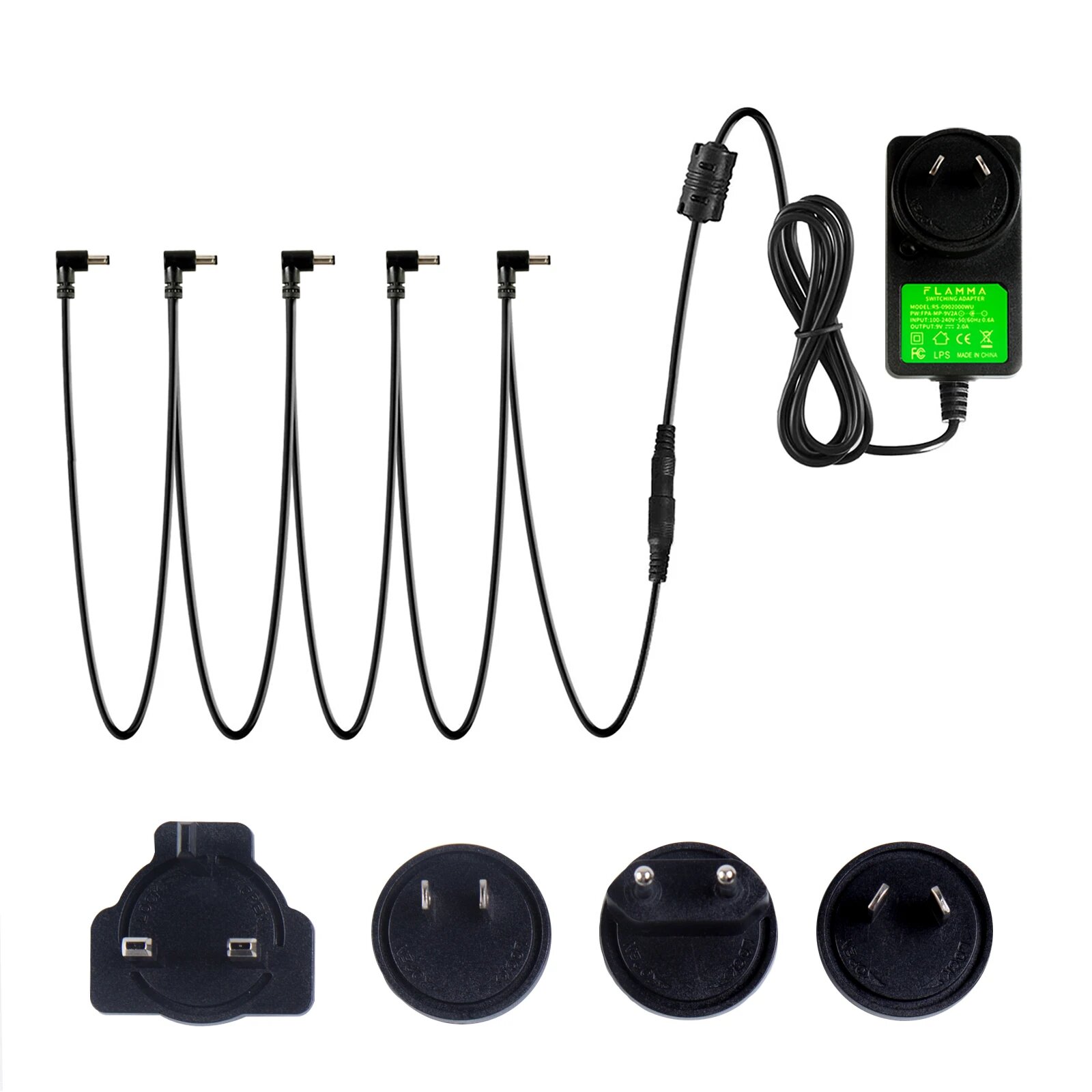 FLAMMA Адаптер питания для педали гитары 9В