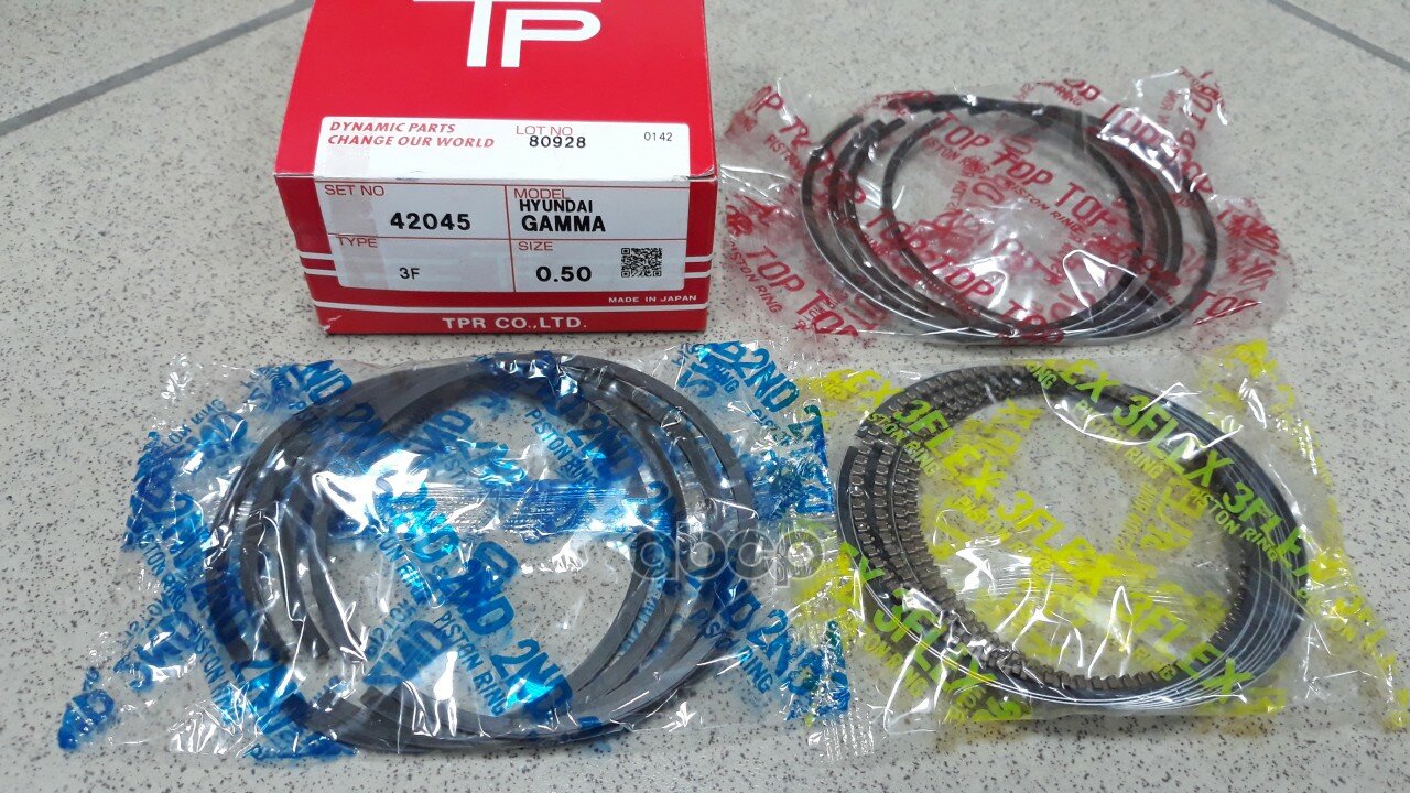 TPR 42045-0.50 Кольца поршненые комплект на двигатель GAMMA