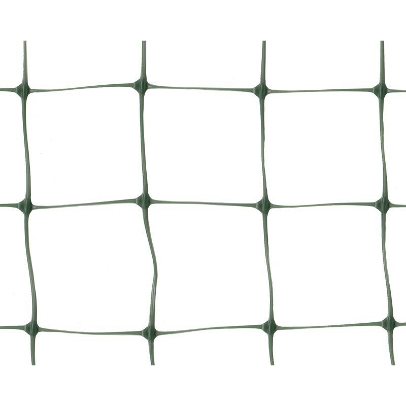 Сетка для гороха, ячейка 45 х 45 мм, рулон 1 х 6 м, пластиковая, цвет хаки - удобна для выращивания гороха и других вьющихся растений: фасоли, огурцов.