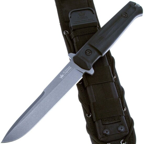 Нож тактический Kizlyar Supreme Trident (Kraton) AUS-8, TacWash