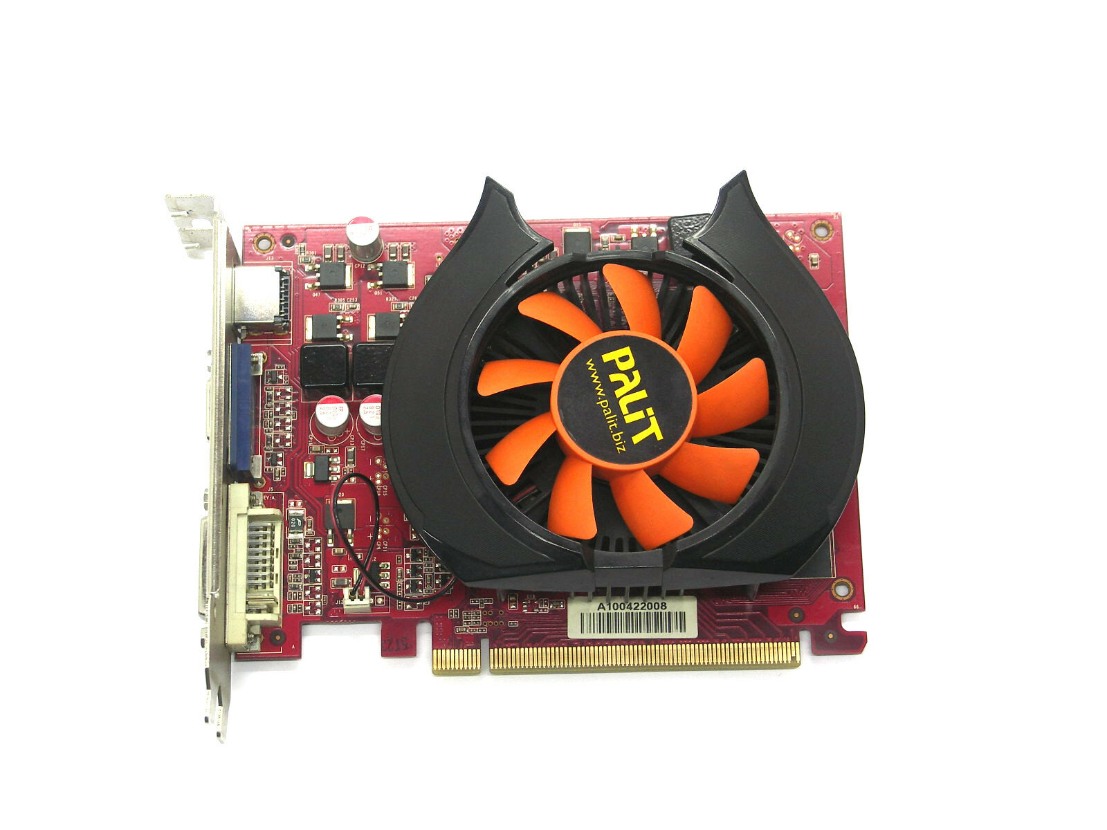 Видеокарта 512Mb GeForce 240 GT, PALIT GT240 512M GDDR3 128B, TC, CRT DVI HDMI, PCI-E