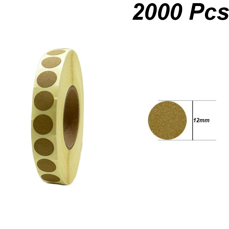 IPSC Пластыри для мишеней 20/12 мм 2000 шт. brown