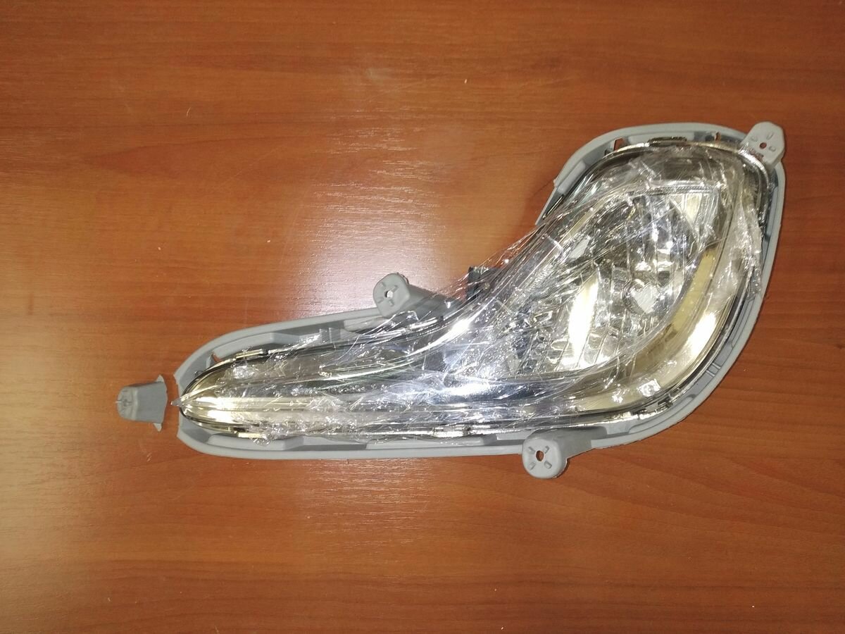 Фара противотуманная левая Hyundai Solaris