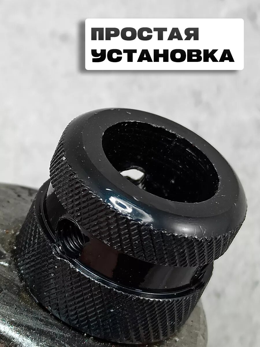 Ручка MkAuto Насадка на КПП / МКПП "Череп" 1 шт, крепление в комплекте — фото 1