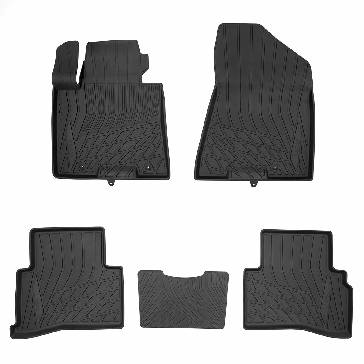 Ковры в салон Norplast/Unidec для Kia Sportage в кузове QL (2015-), Черный, арт. NP11-LdC-43-525 (Черный)