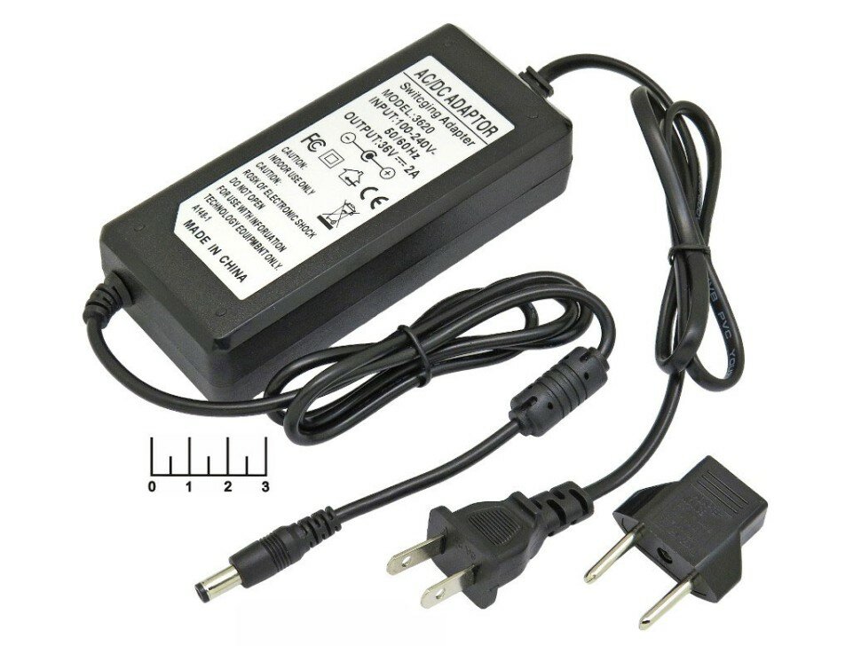 Блок питания 36V 2A №3620 импульсный (5.5*2.1)