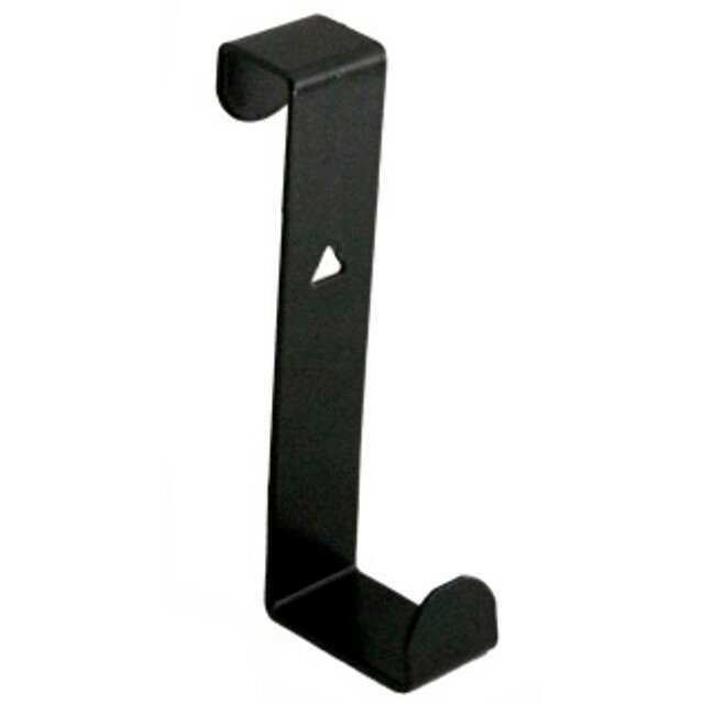 Крючок-вешалка на дверь 120 мм черныйлегкое крепление для одежды и аксессуаров