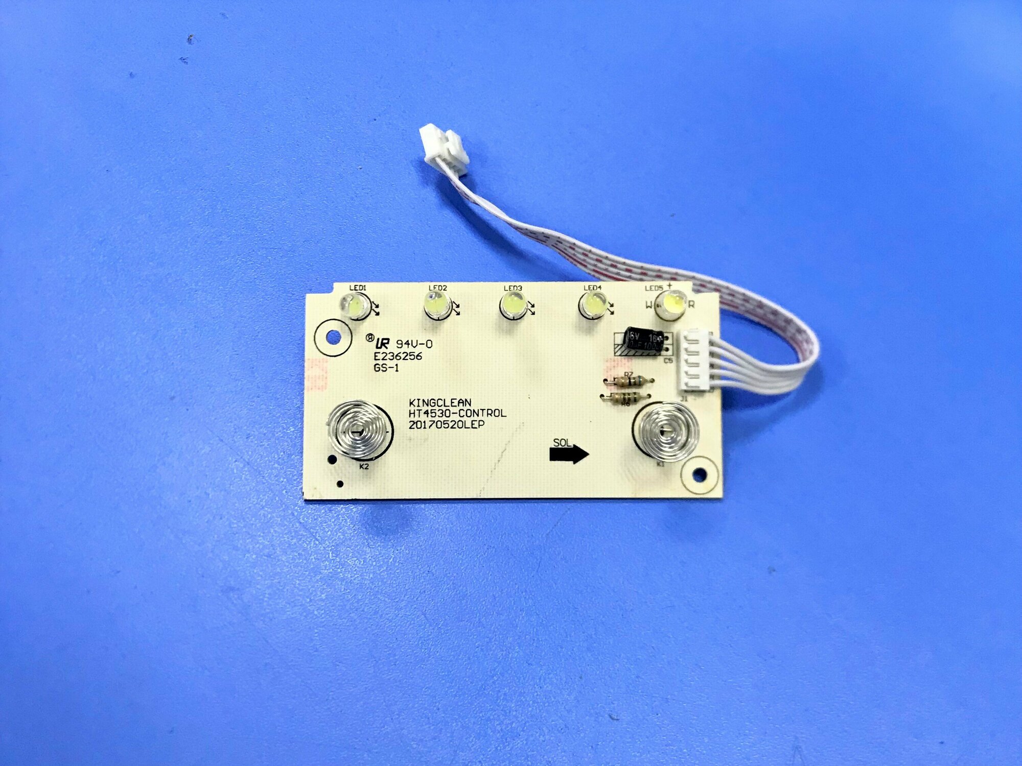 Плата управления/индикации пылесоса Gorenje VC2321GPRBK