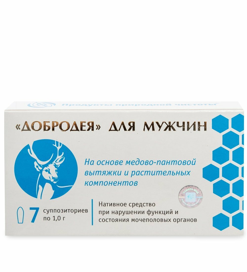 'Добродея' Крем косметический для интимной гигиены для мужчин