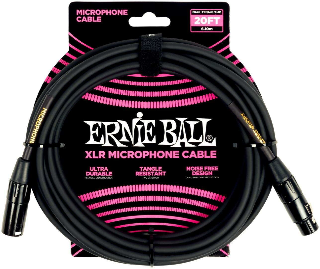 ERNIE BALL 6388, 6м - Микрофонный кабель