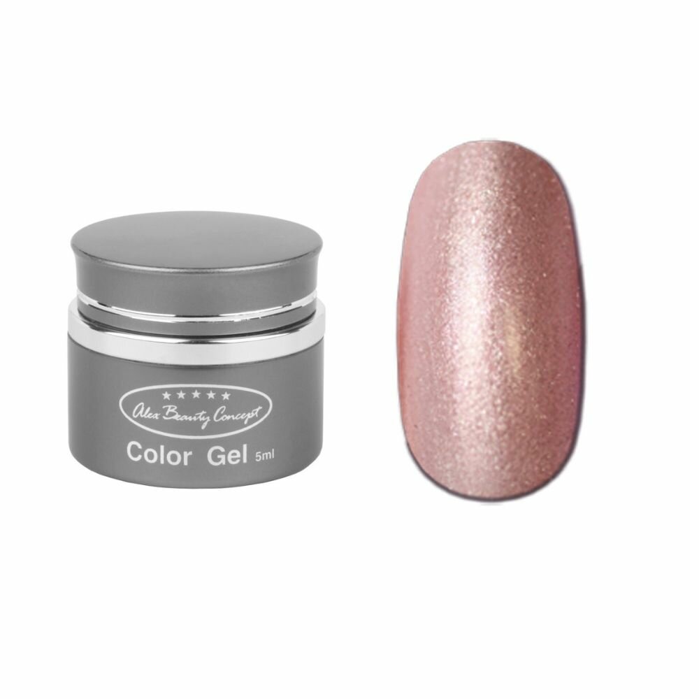 Alex Beauty Concept Цветной эластичный гель для ногтей Neo Teck Color Gel, цвет розовый 69717, 5 мл