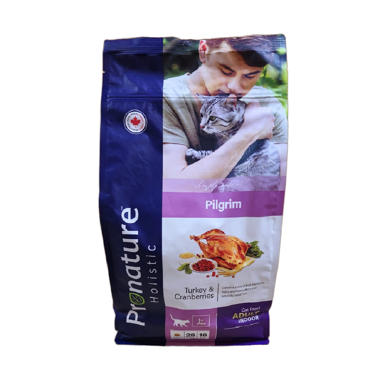 Pronature Holistic Pilgrim для кошек индейка с клюквой 340гр