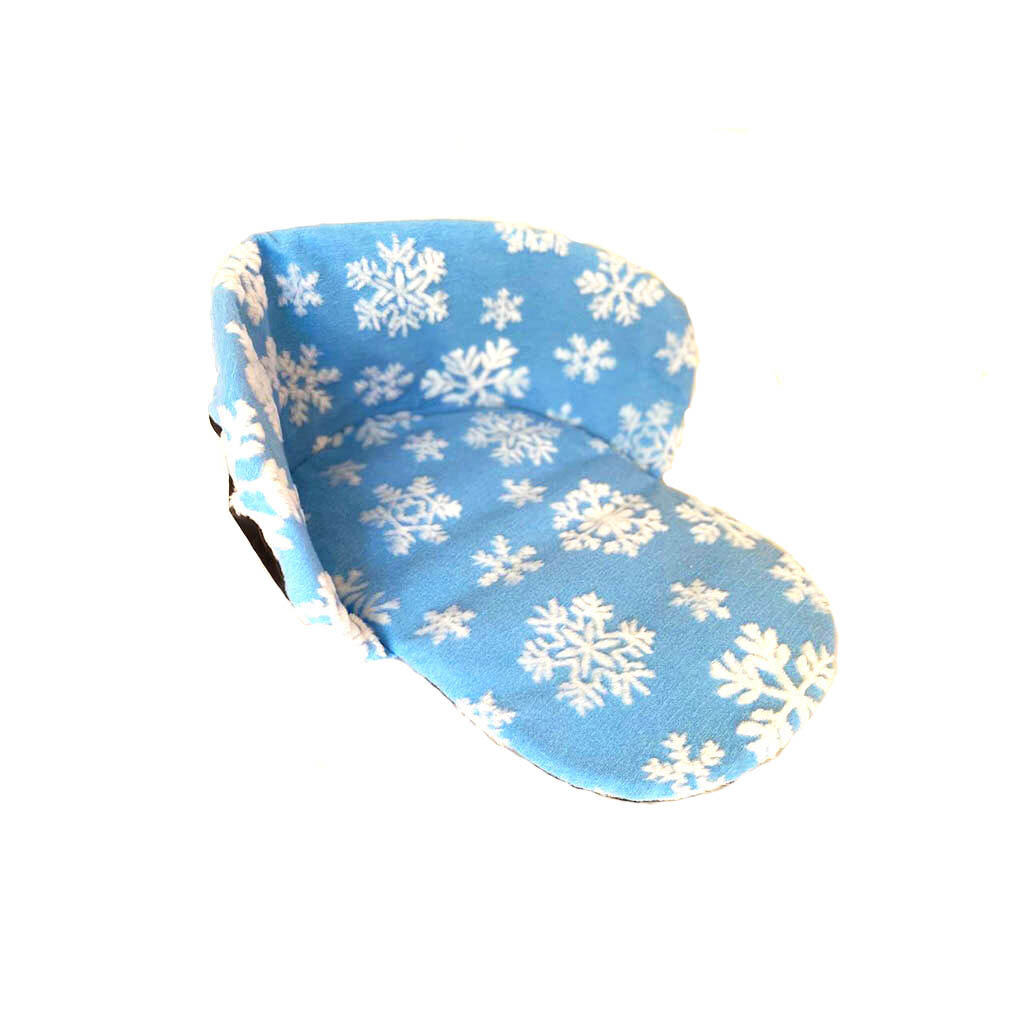 Утеплитель Барс "Снежинки", искусственный мех, для санок, голубой