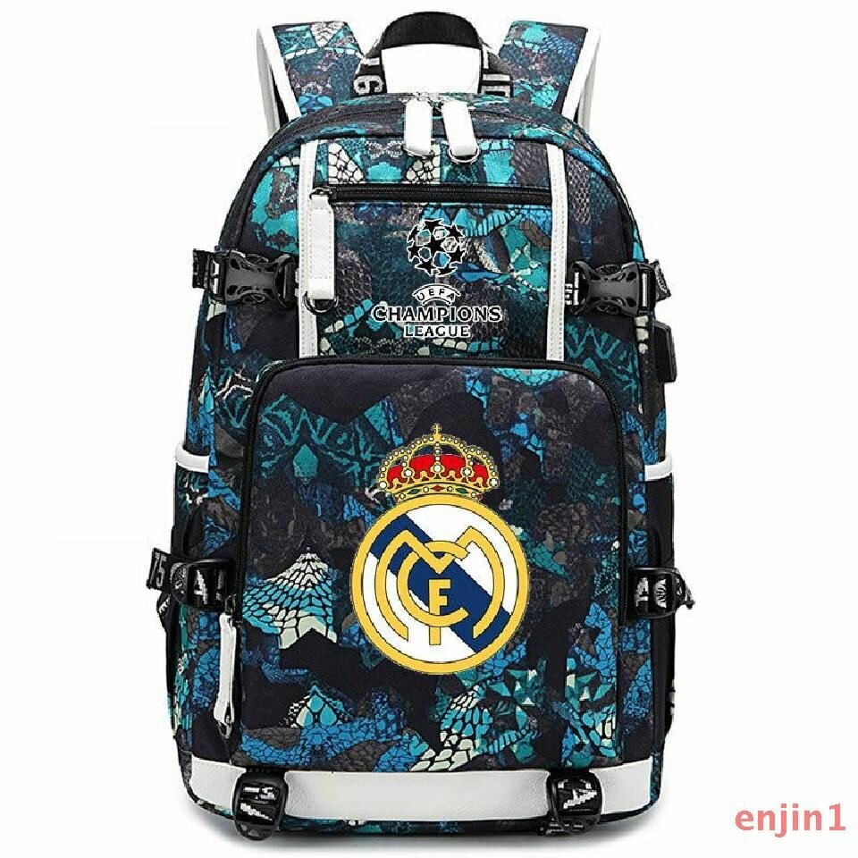 Школьный рюкзак La Liga Real Madrid CF с зарядкой USB для ноутбука