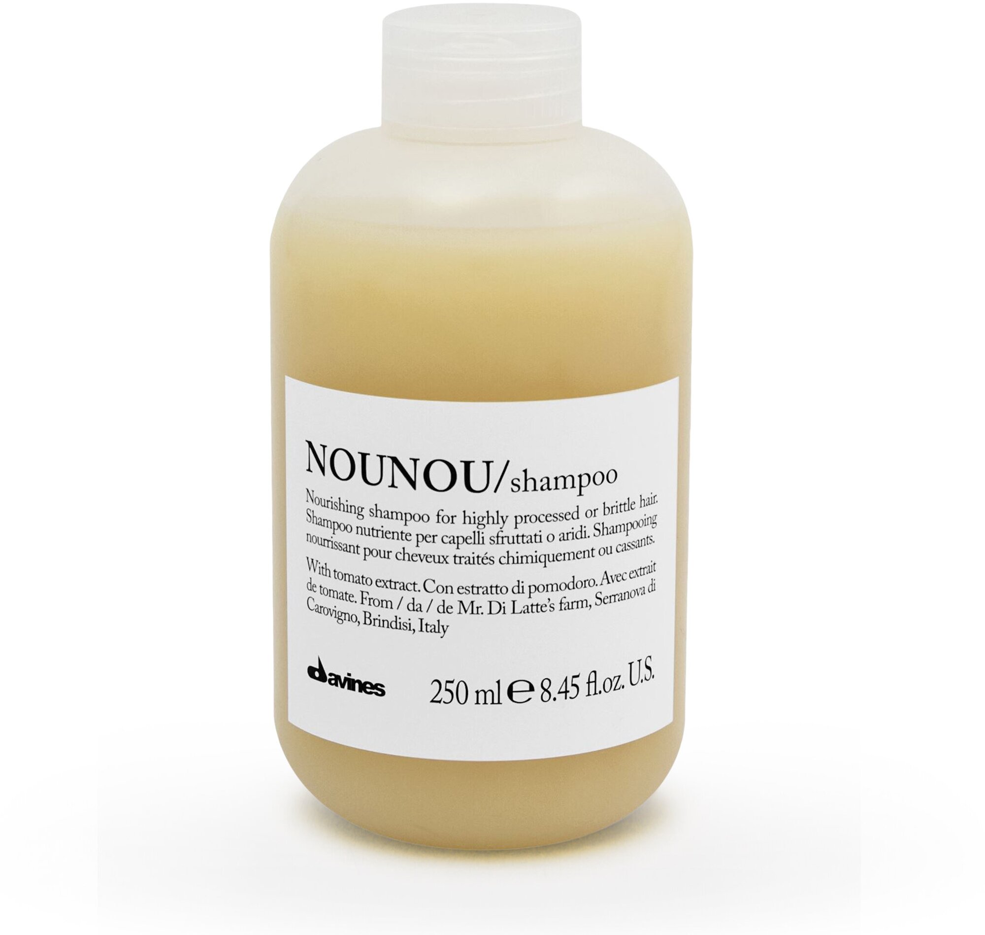 Davines NOUNOU/shampoo - Питательный шампунь для уплотнения волос 250 мл