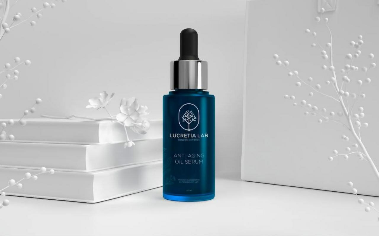 Натуральная сыворотка для лица с эфирными маслами и скваланом Lucretia