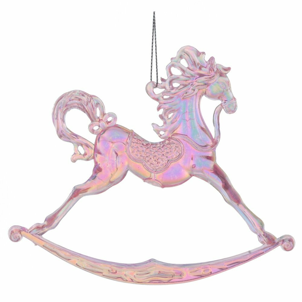 Елочная игрушка Лошадка, 14,5х1х12 см KSM-807670