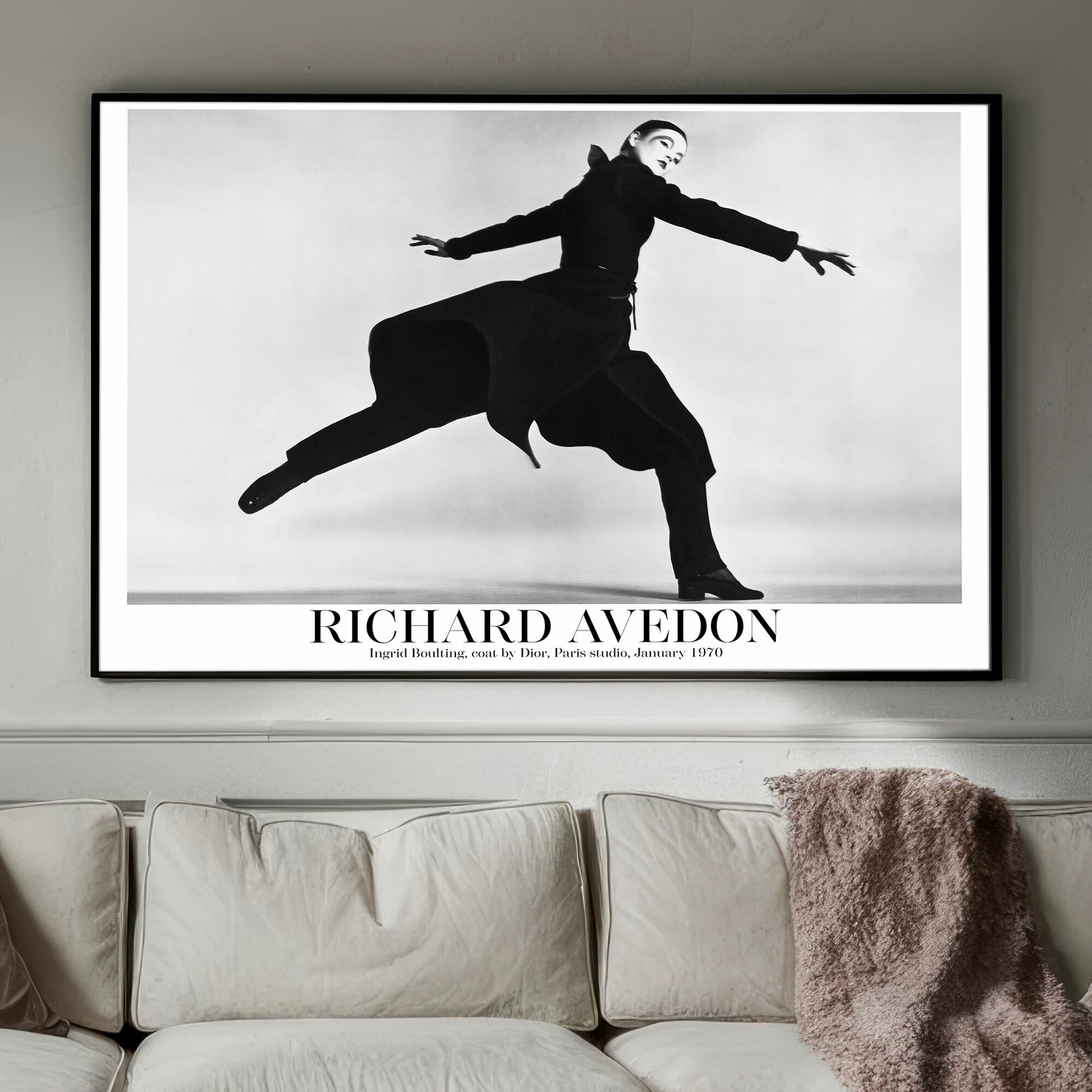 Постер фотография Ричард Аведон - Ингрид Боултинг - 40х50