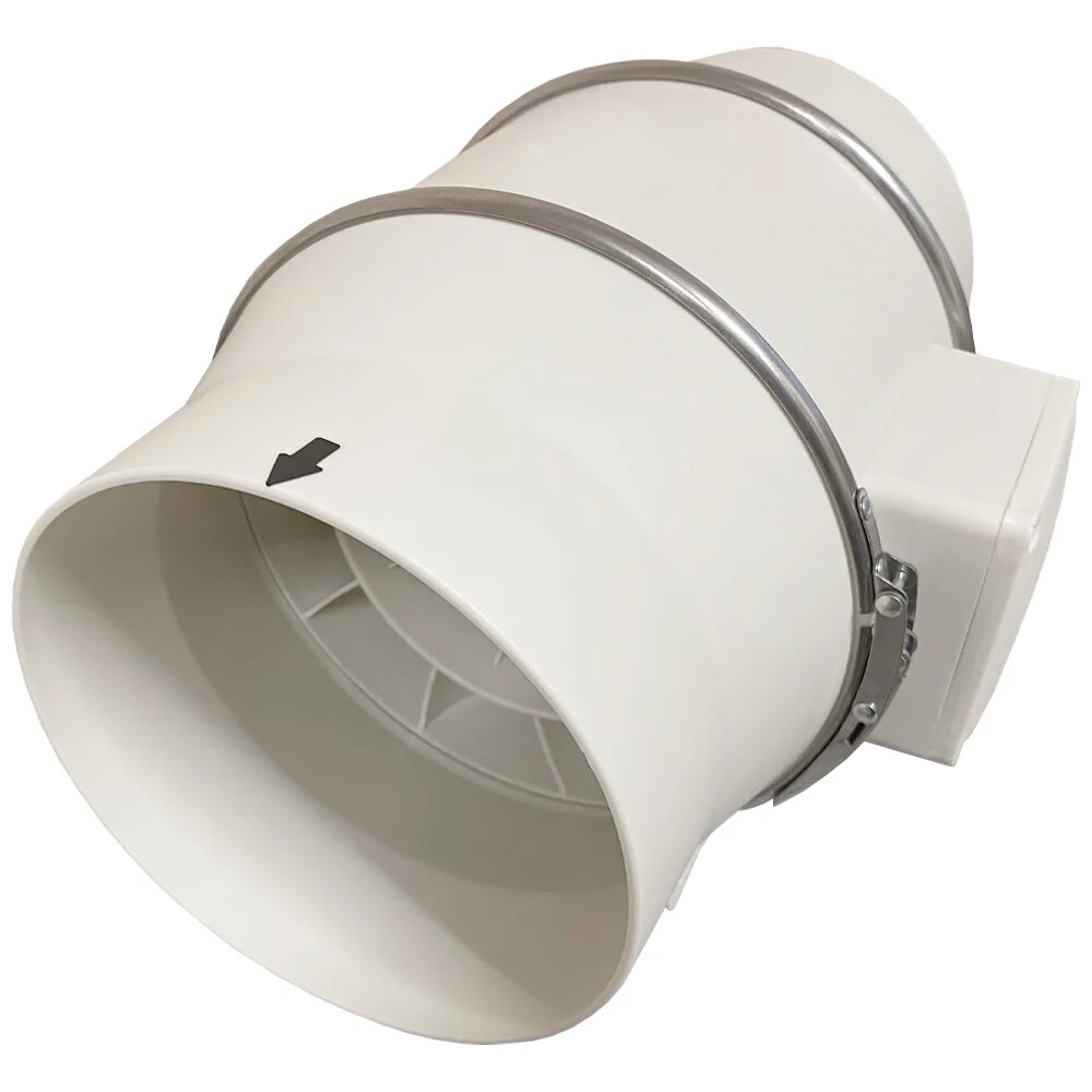 Вентилятор канальный осевой Naveka VO- 160 с пультом УН-00009160, для крепления к стене