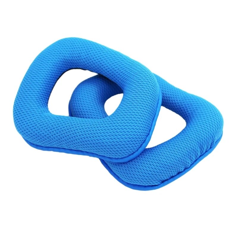 Сменные амбушюры из пены для Logitech G35 G430 G432 G332 G930 F450 Blue