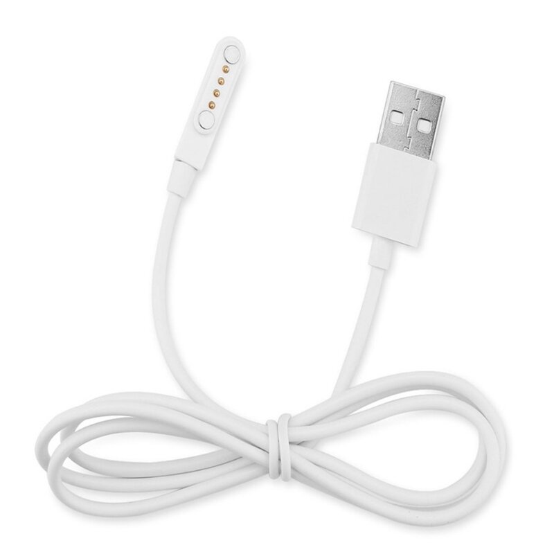 Магнитное зарядное устройство USB-кабель для зарядки, Шнур питания 4-контактный для Смарт-часов KW88
