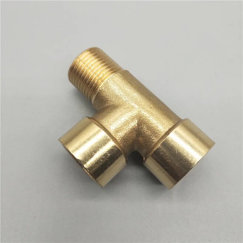 Латунные тройники для труб 1/8 1/4 3/8 1/2 3/4 1 дюйм 1/8", FFM