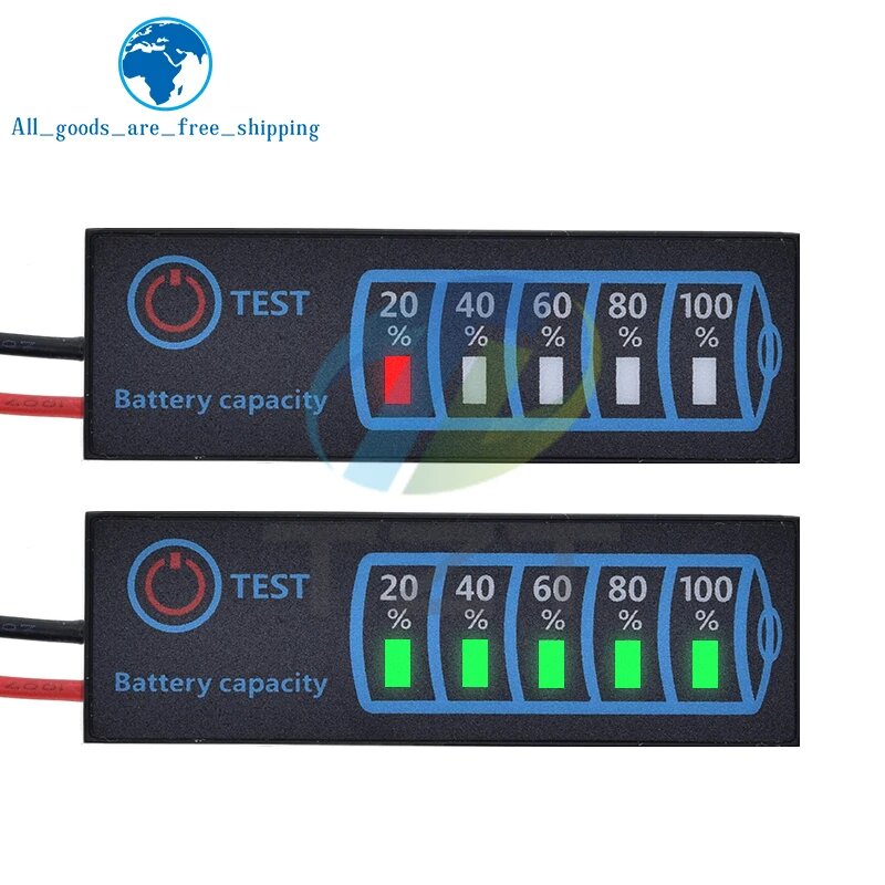 Индикатор уровня заряда батареи TZT 3S, 3PCS