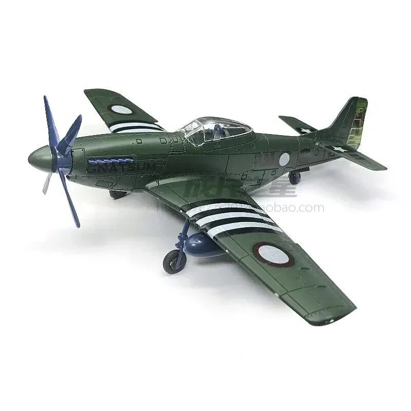 Модель самолета P-51D Mustang, цвет: зеленый, 1/48