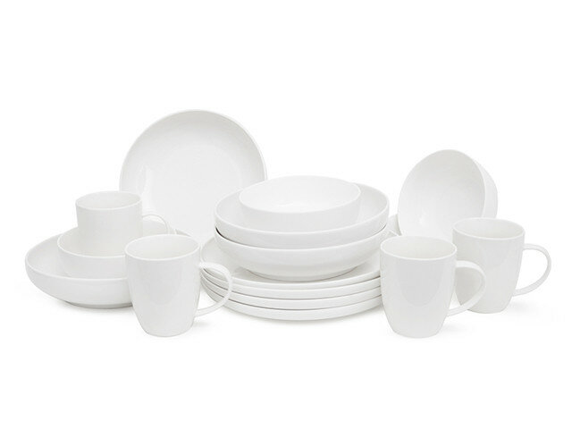 6358 FISSMAN Набор посуды HORECA 16 пр. (фарфор)