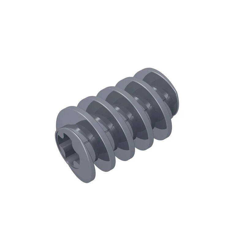 GOBRICKS Технический винт с червячной передачей Серый, 073