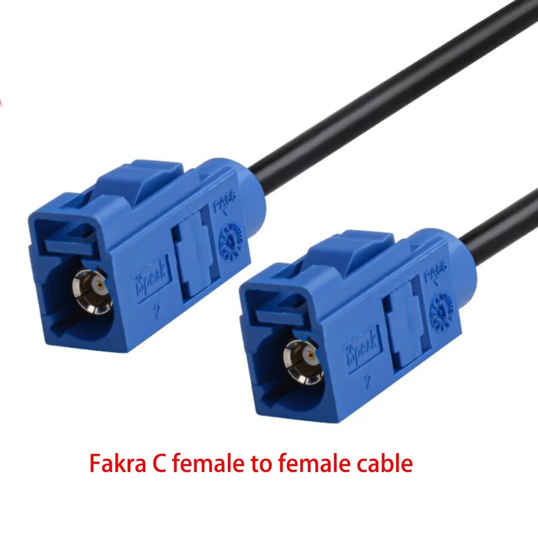 DexMRtiC Fakra Female to Female Cable RG174 15см 100CM, Fakra C female