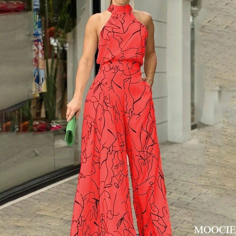 Сексуальный комбинезон без рукавов